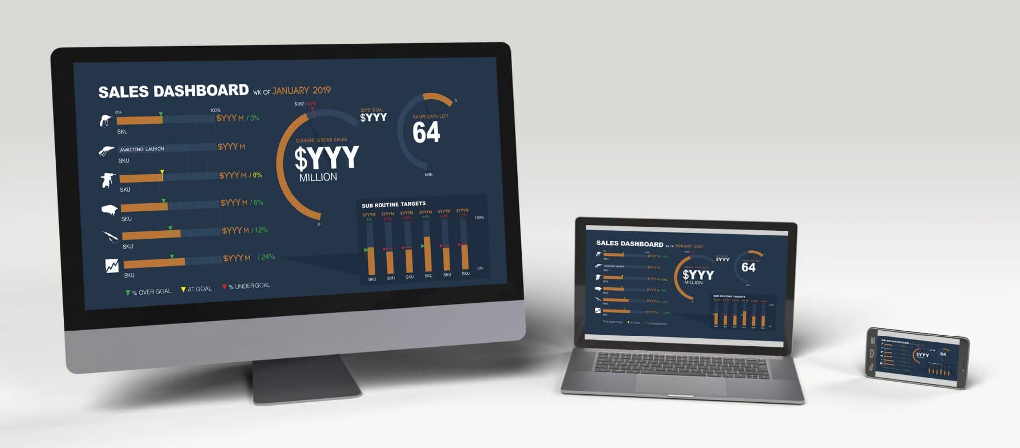 Sales Dashboard Infographic - Your Creative Freelance and Contract Partner